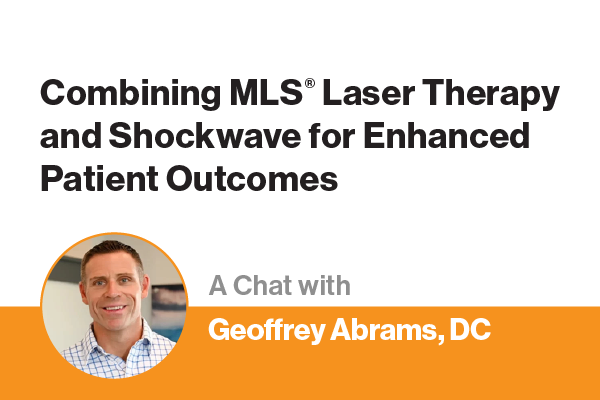 Webinar: Combining MLS Laser Therapy & Shockwave